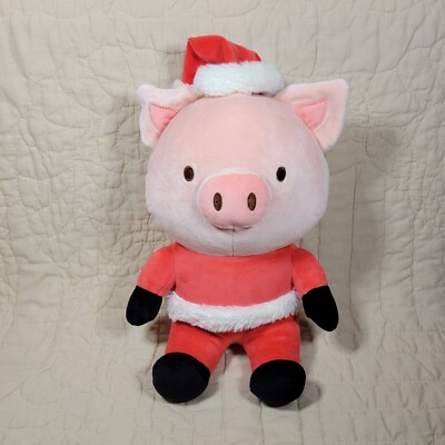 Miniso Pig Plush Santa Claus Outfit Costume Christmas Holiday Stuffie ...