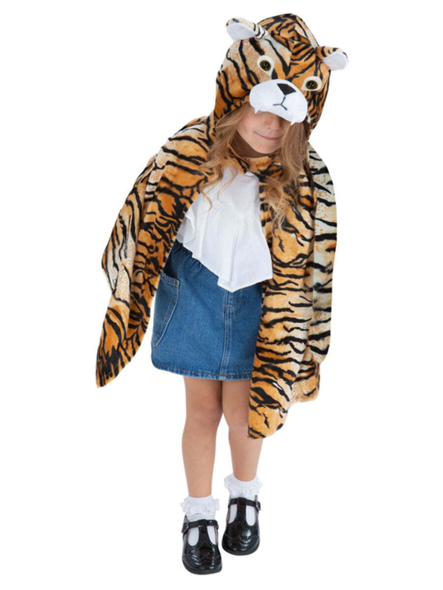 Deluxe Tiger Cape, Kids | eBay