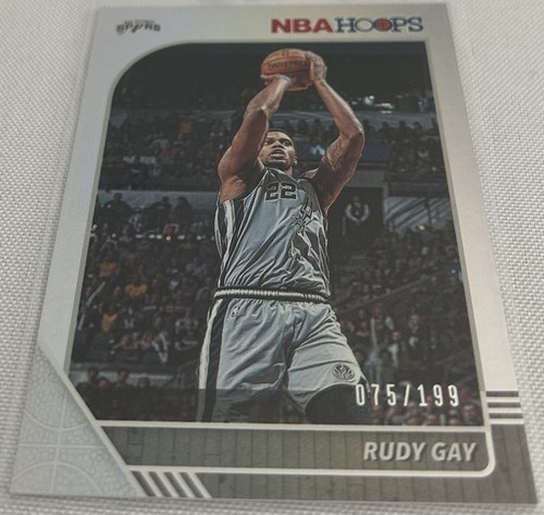 2019-20 Panini Hoops Basketball Rudy Gay San Antonio Spurs #173 #'d 075 ...