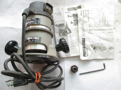 Porter Cable 690LR Heavy Duty Router (Motor 6902 w/ 1001-T2 Base ...