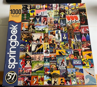 Springbok DELIGHTFUL DECO 1000 Piece puzzle, excellent condition, built ...
