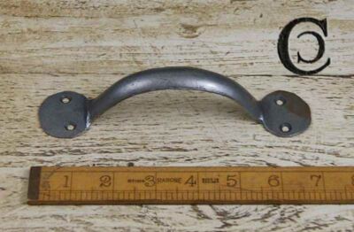 7" Antique Iron Round End Pull Handle | eBay UK