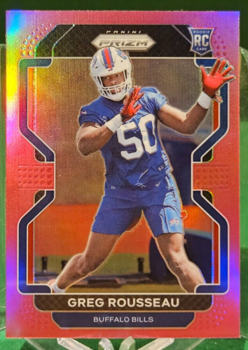 2021 Prizm Pink GREG ROUSSEAU #434 Rookie BILLS | eBay
