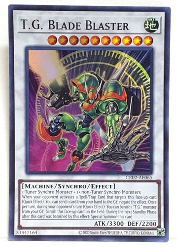 Yugioh Asian-English T.G. Blade Blaster CR02-AE065 Super Rare | eBay