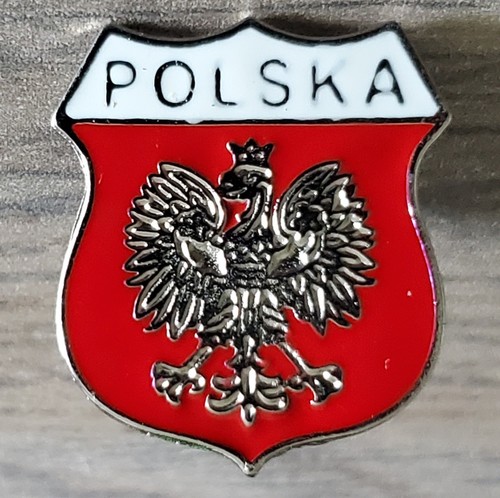 POLSKA LAPEL PIN with Polish Eagle, Polish Gift, Poland. FREE SHIPPING ...
