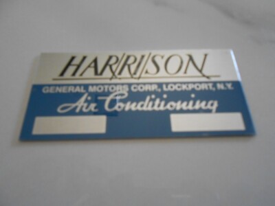 1955-64 Reproduction Chevy Harrison A/C Box Decal/Badge | eBay