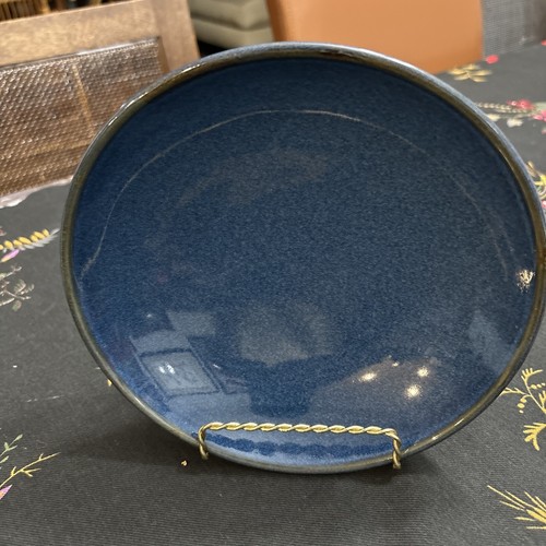 Jars France Blue W/ Grey Rim Coupe Soup / Salad Bowl. Appears Unused | eBay