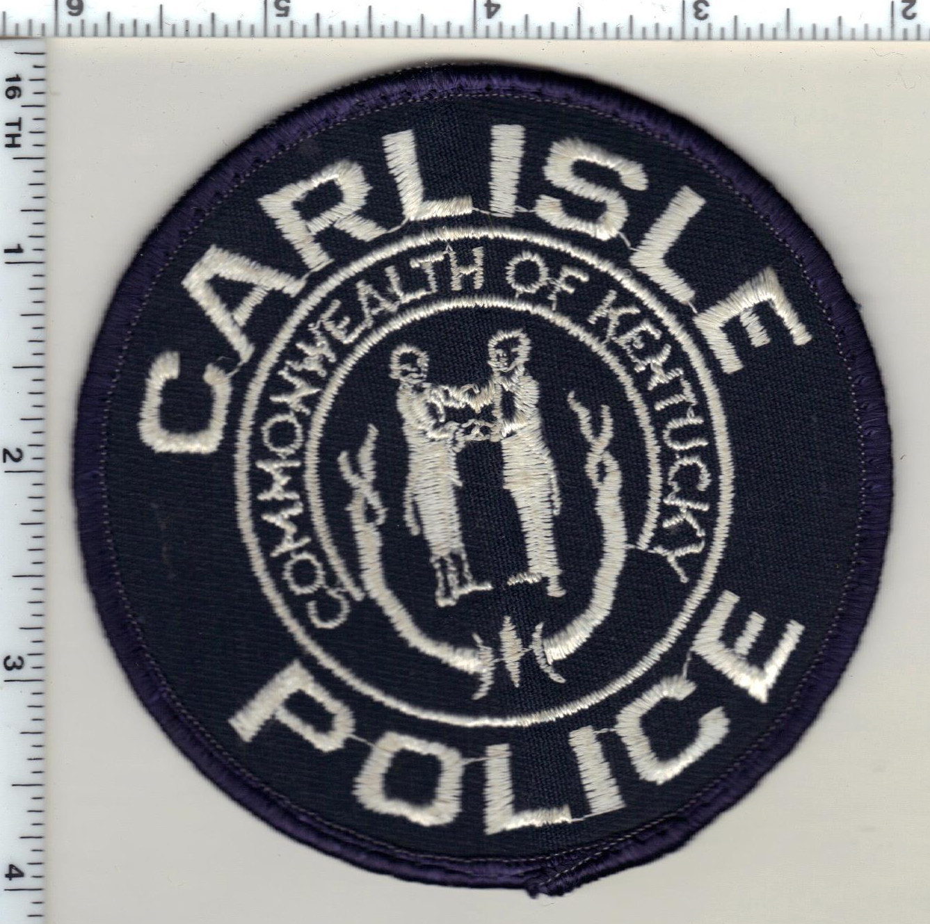 Carlisle Police (Kentucky) uniform take-off patch from 1992 | eBay
