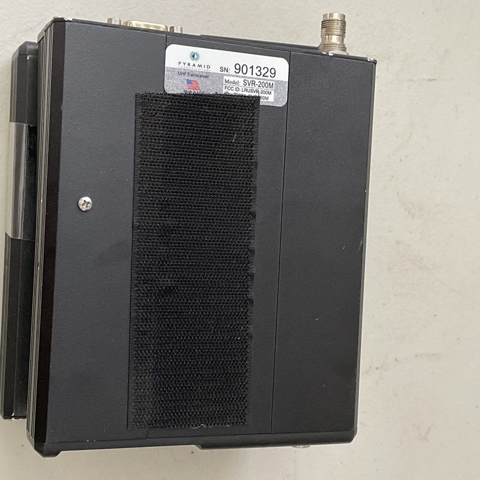 M/A-Com Pyramid SVR-200M Vehicular Repeater 800 MHz LRUSVR-200M UHF ...