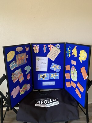 Apollo Exhibition Systems Table Exhibit Event Display Board, Hook ...