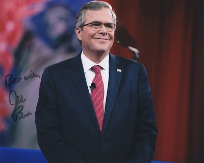 Jeb Bush Signed 8x10 Photo Florida Governor 2 COA | eBay