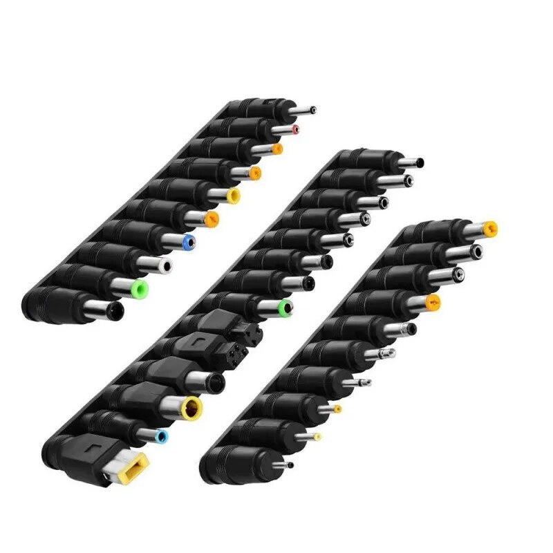 34PCS/8PCS Universal 5.5mmx2.1mm DC AC Power Adapter Tips Connector ...
