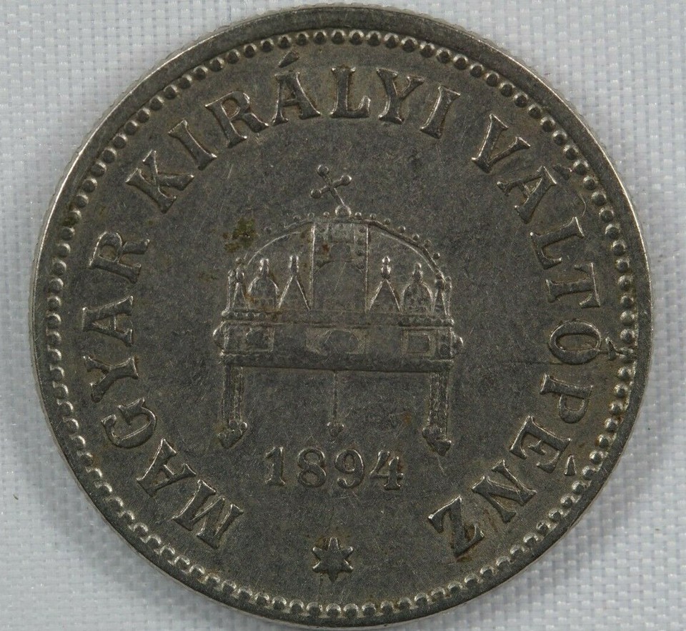 Moneda Hungria 10 Filler 1894 Niquel | World Coins | eBay