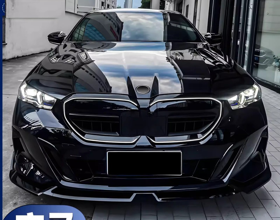 Gloss Black LED Grille fits for BMW 5 i5 2024 2025 G60 G68 Update All ...