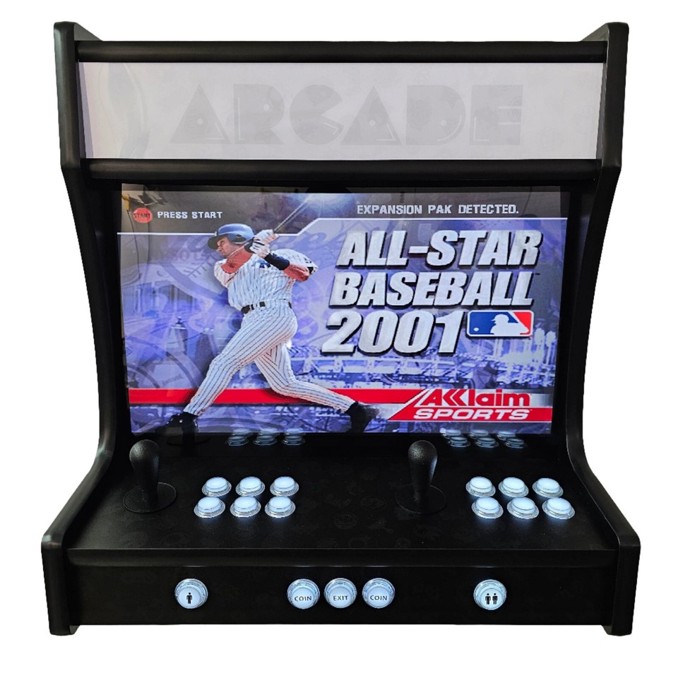 Black and White Themed Wall Mountable Arcade Machine | eBay