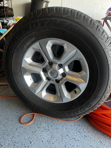 17" TOYOTA 4runner SR5 OEM FACTORY WHEELS Tires Tacoma Tundra 2023 2024 ...