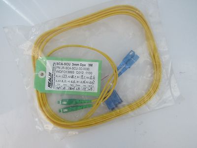 REALM SCA TO SCU SCA-SCU 3MM DPX CABLE PN JR-SCA-SCU-3D-0030 | eBay