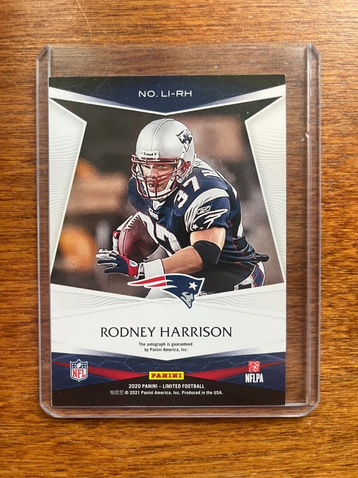 2020 Panini Limited Rodney Harrison Limited Ink Auto /35 No. LI-RH | eBay