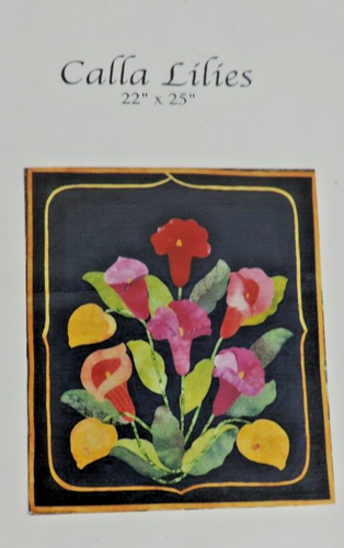 Mary Kay Perry Designs Needleplay Applique Pattern #3 Calla Lilies 22 x ...