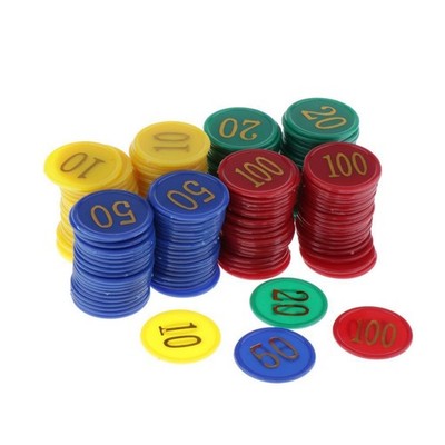 160x 1\\\" Plastic Learning Counting Counters Game Tokens & | eBay ...
