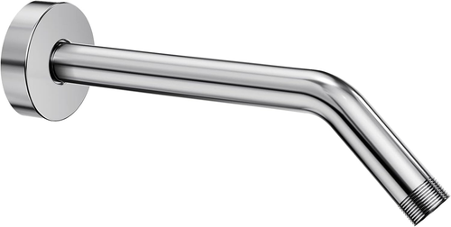 YASFEL Chrome 10-Inch Shower Extension Arm with Flange & Teflon Tape ...