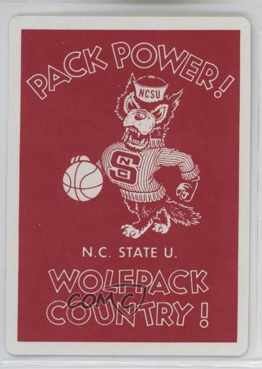 1973-74 North Carolina State Wolfpack Playing Cards Red Back Everett ...