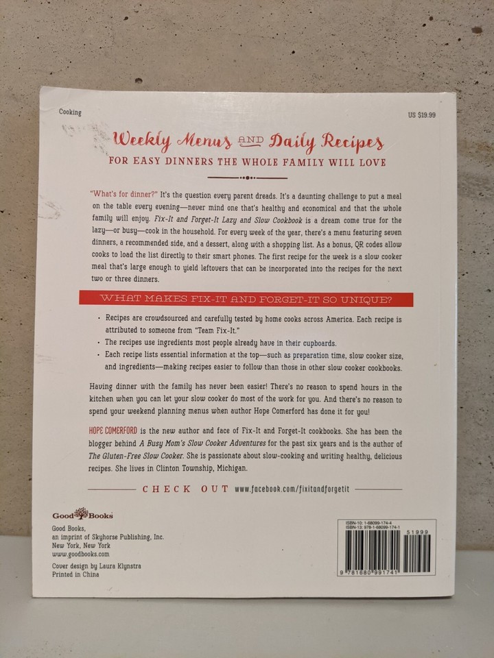 Fix-It and Forget-It Lazy and Slow Cookbook: 365 Days of Slow Cooker ...