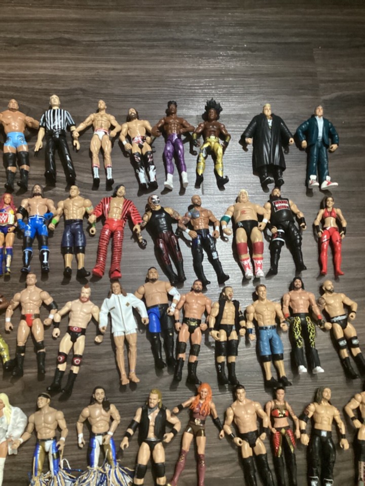 WWE WWF Collection of 48 figures 1:6 pick your own pick individually or ...
