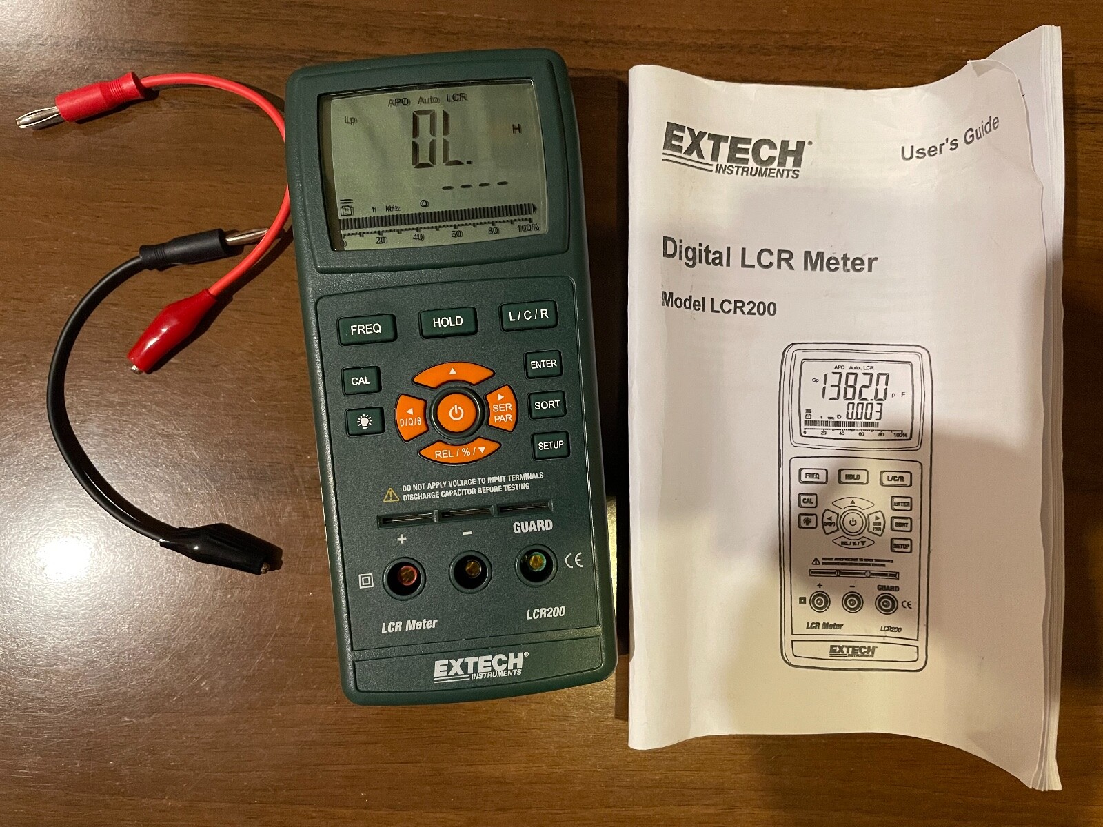 EXTECH LCR200 LCR Meter 13X084 | eBay