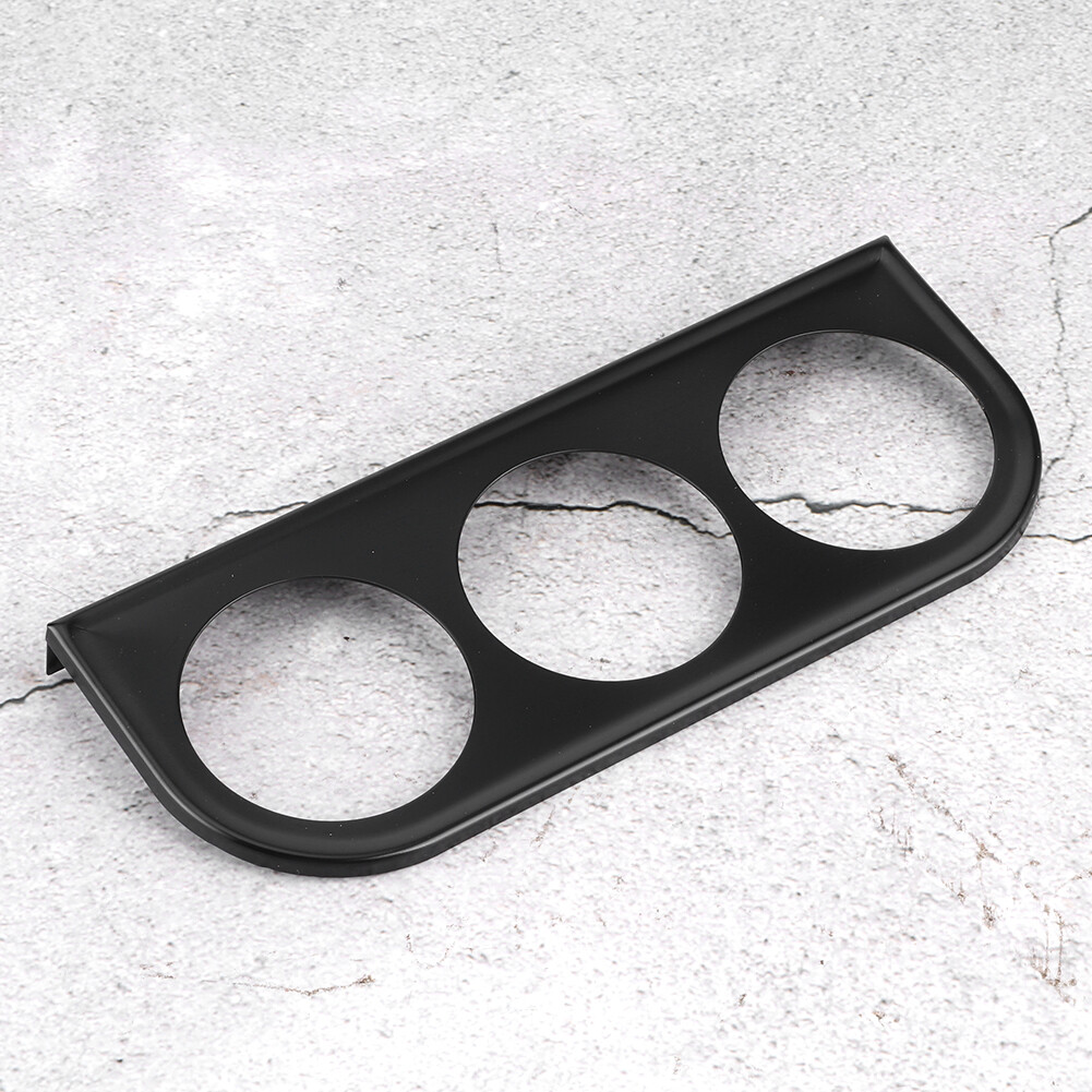 Black 52mm/2in 3-Hole Triple Instrument Panel Shell Gauge Mounting ...