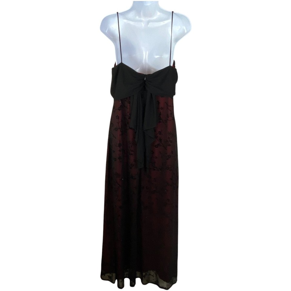 Vtg 90s Helene Blake Formal Dress | Burgundy Mesh Shimmer | Whimsigoth ...