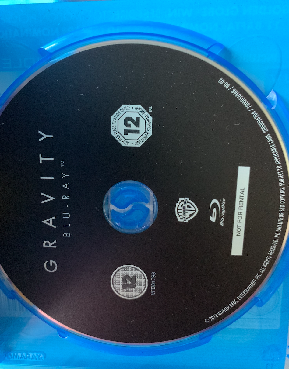 Gravity Blu-ray 2013 Sci-Fi with Sandra Bullock and George Clooney | eBay