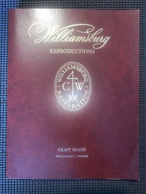 Vintage Williamsburg Reproductions Craft House Catalog Book Paint ...