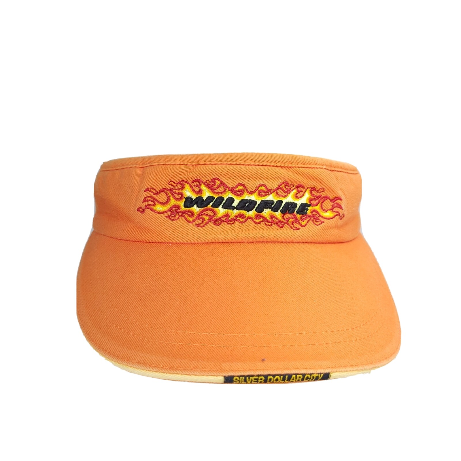 Silver Dollar City Wild Fire Visor Cap Orange Roller … - Gem