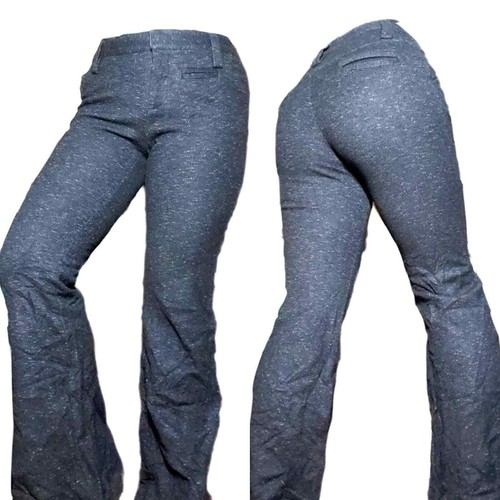 Diane von Furstenberg stretch tweed knit flared trouser pants 6 | eBay