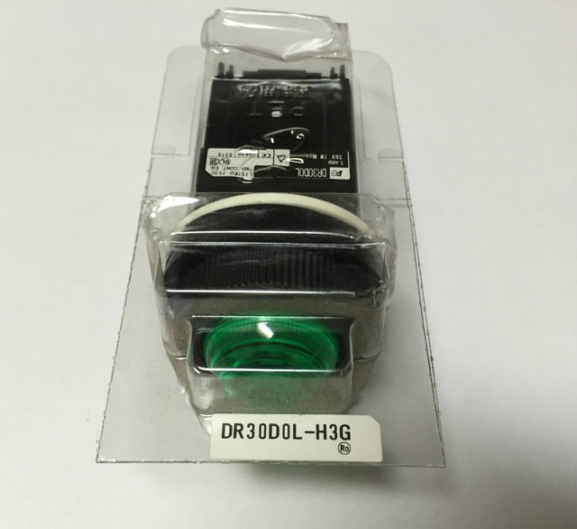 Fuji Dr30dol-h3g Indicator Light LED With 100-110vac Transfomer Green ...