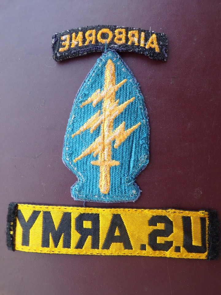 Special Forces Operations Airborne Patch Tab Army Tape Vietnam Uniform ...