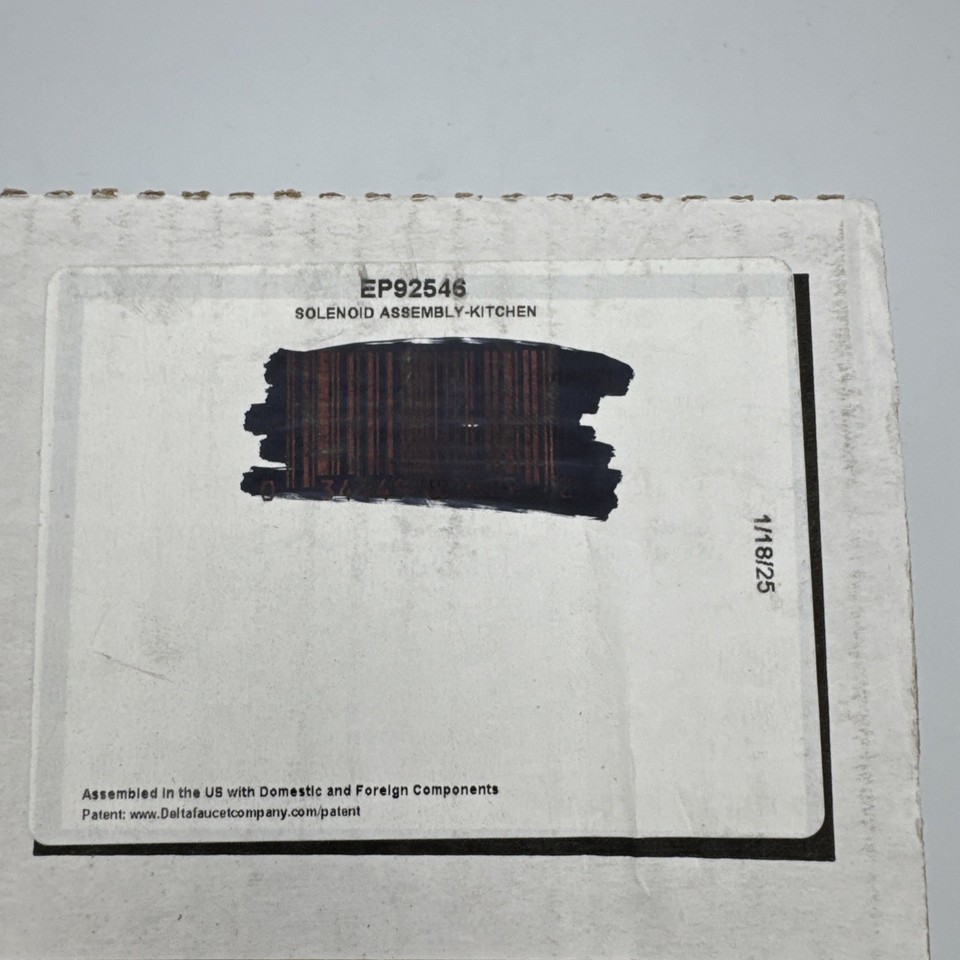 DELTA EP92546 Solenoid Assembly for Pull-Down Kitchen Faucets BRAND NEW ...