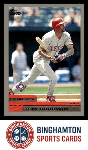 Tom Goodwin 2000 Topps Baseball Card #183 Texas Rangers | eBay