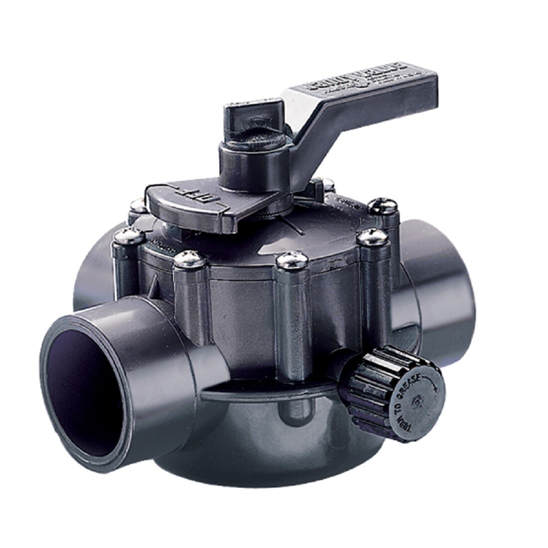 Jandy Zodiac 1154 3-Port 1-1/2 by 2" Positive Seal Valve - Gray | eBay