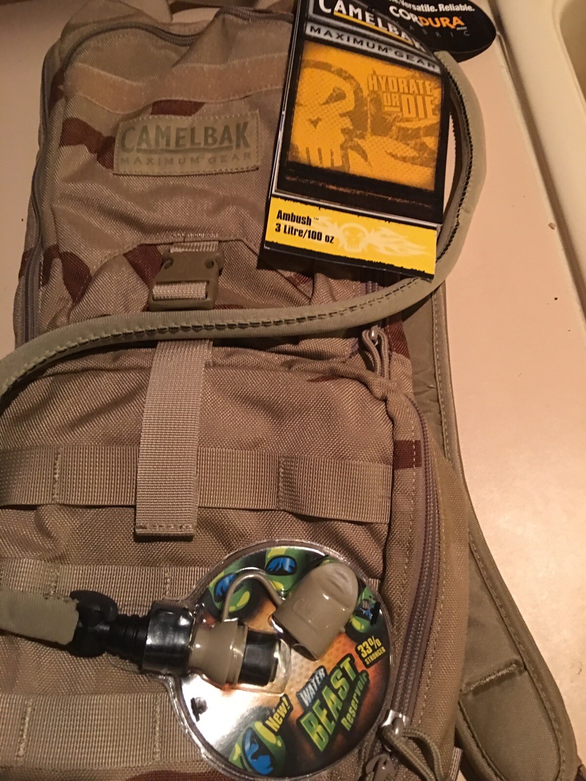 CamelBak Ambush 60066 100 Oz Hydration Pack - Desert Camo for sale ...
