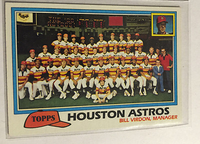 1981 Topps Astros Checklist #670 | eBay