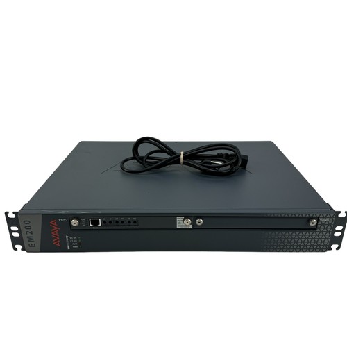 Avaya EM200 Media Gateway w/1x MM710B T1/E1 HV15 Analog Module V5 V7 | eBay