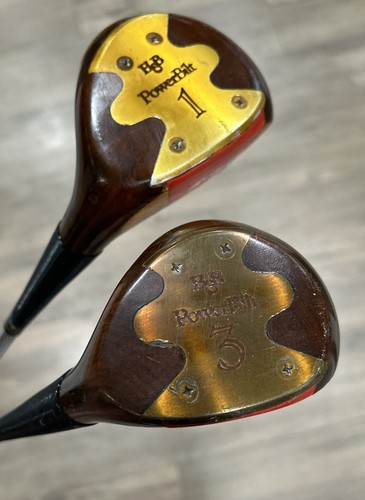 Vintage PowerBilt Fairway Woods 1 And 3 Wood All Original | eBay