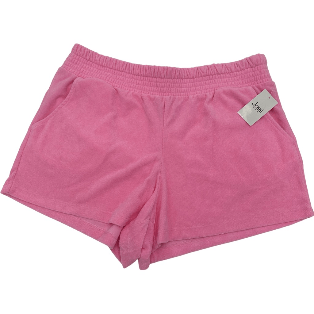 Jenni Plush Shorts with Ruched Waist for Women, Color Pink, Size S | eBay