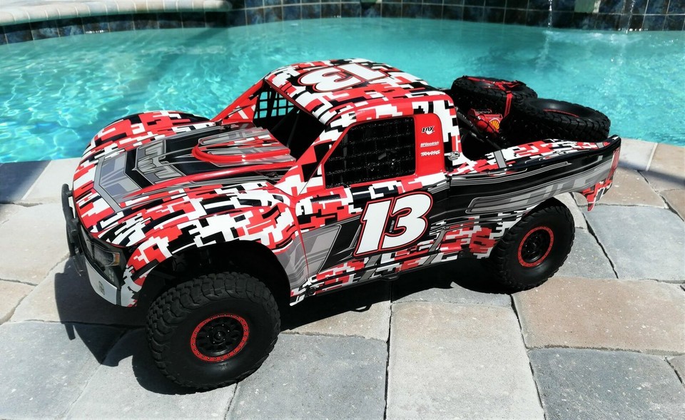TRAXXAS UDR ULTIMATE DESERT RACER TROPHY TRUCK DIGITAL CAMO wrap decal ...