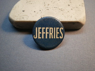 Jim Jeffries Boxing Pinback Button - Early 1900's Original | eBay