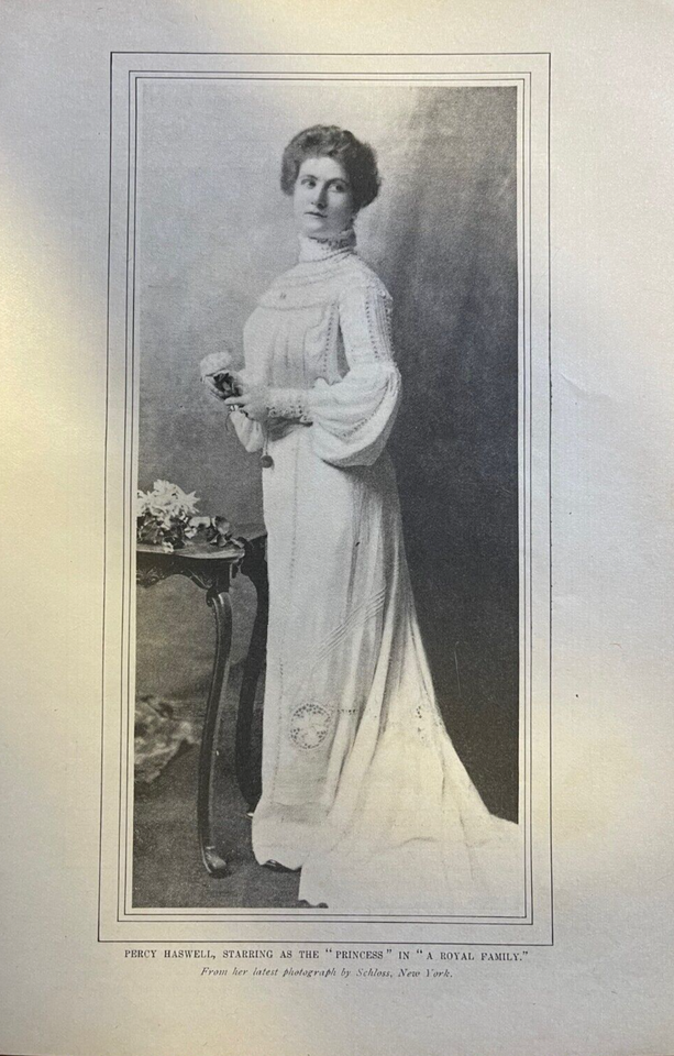 1903 Vintage Magazine Illustration Actress Percy Haswell | eBay
