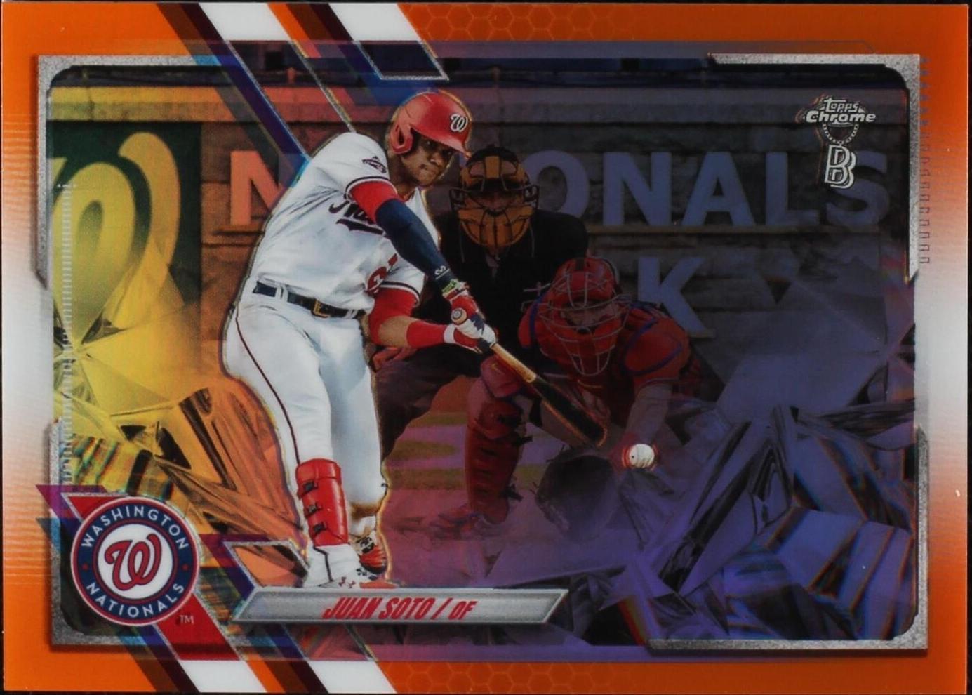 2021 Topps Chrome Ben Baller Edition - Juan Soto #150 Orange Refractor ...