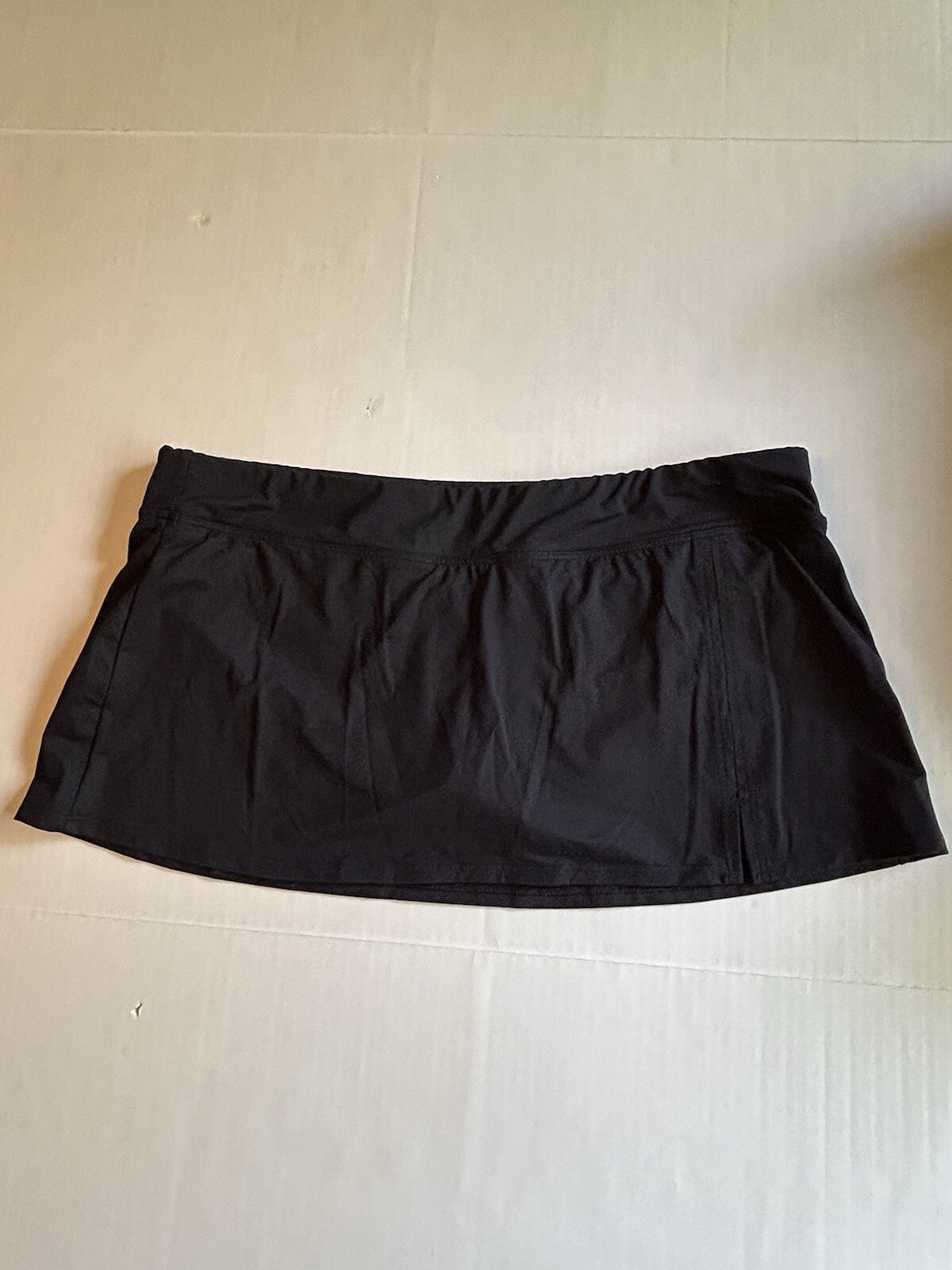 LANDS’ END BLACK SWIM Skirted Bottom SKIRT WOMEN'S SI… - Gem